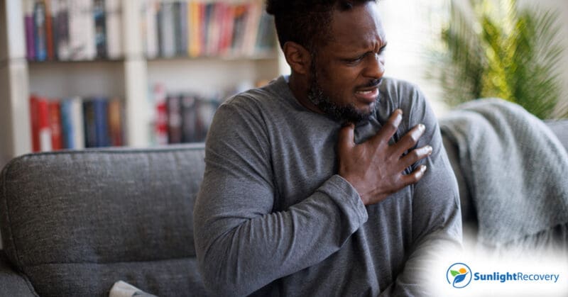 What Chest Pain with Alcohol Can Mean - Sunlight Recovery | Boca Raton Rehab